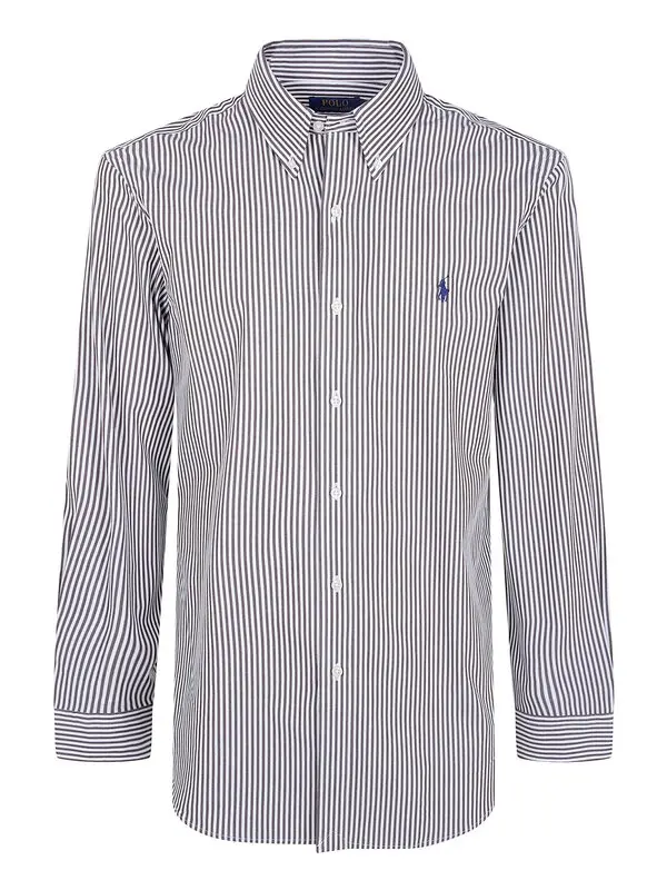 Polo Ralph Lauren Shirt Long Sleeve "sport Shirt - Brown