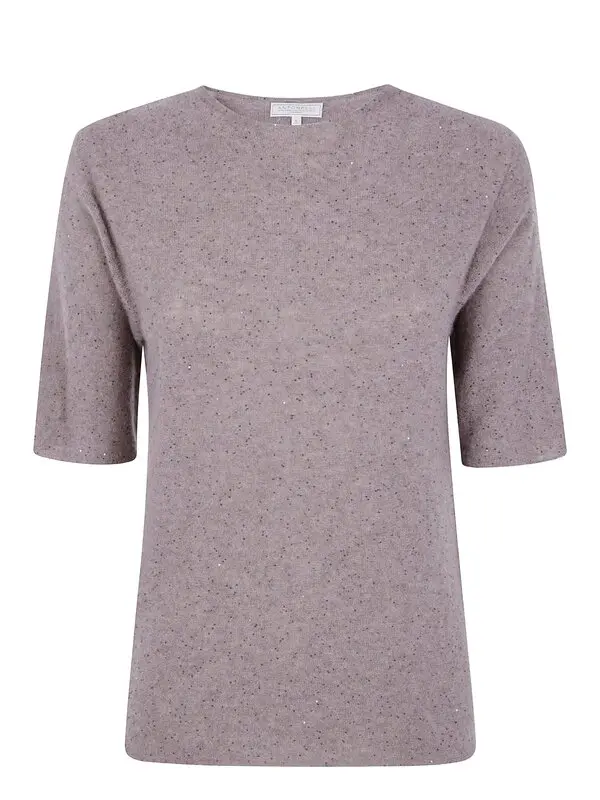 Antonelli Firenze Fiemme Round Neck Sweater - Beige