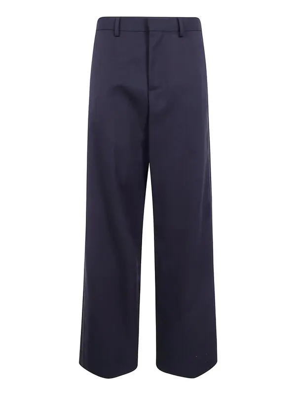 ANN DEMEULEMEESTER Loose Fit Trousers - Black