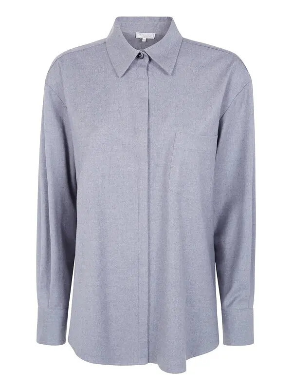 Antonelli Firenze Shirt Long Sleeve "alfieri - Gray