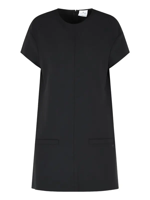 COURREGES Heritage Wool Blend Dress - Black