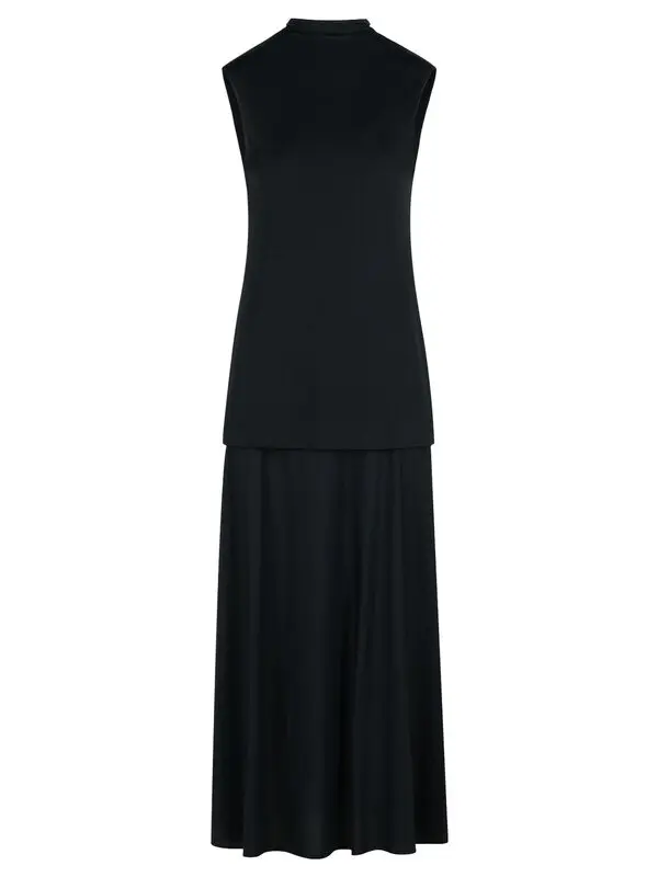 JIL SANDER Viscose Blend Dress - Black