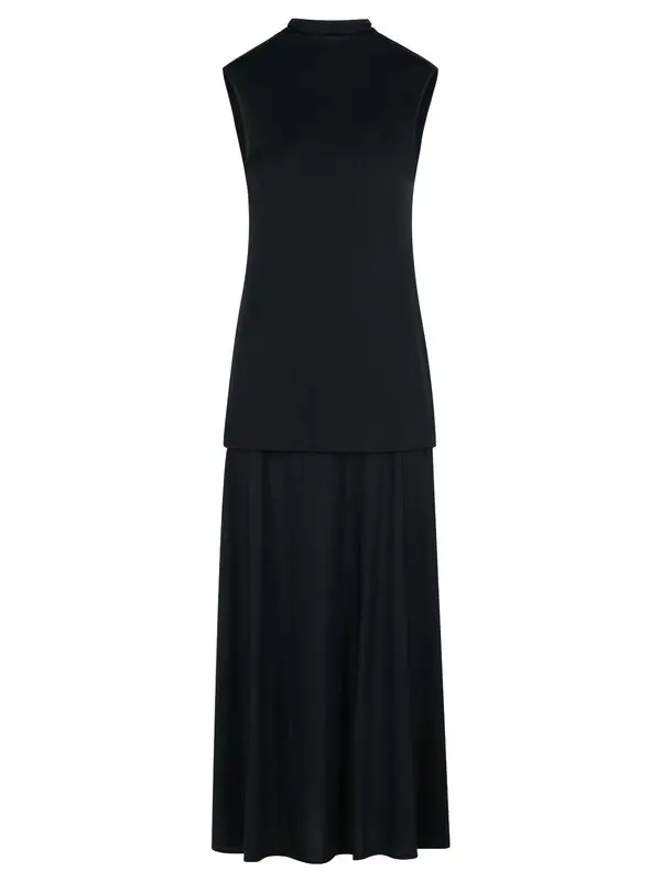 JIL SANDER Viscose Blend Dress - Black