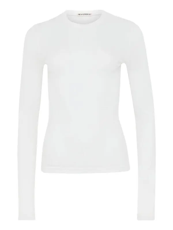 JW Anderson Long-sleeve Crew Neck Jersey Top - Multicolor