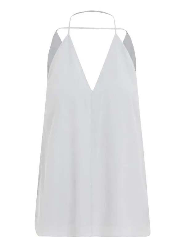 TOTEME Double-halter Silk Top - White