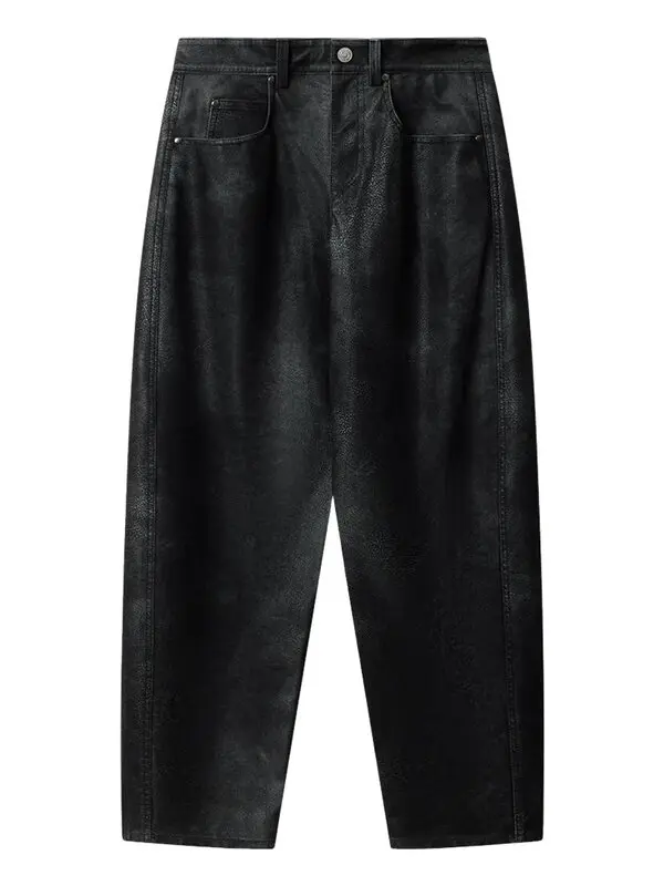 ETOILE Belky Faux Suede Trousers - Black