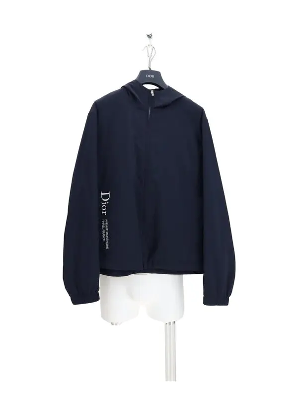Dior Nylon Montaigne Corto Caban - Blue