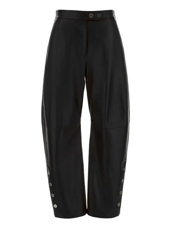 Sportmax Leather Cinepresa Pant - Black