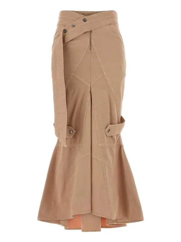 Blumarine Light Denim Skirt - Pink