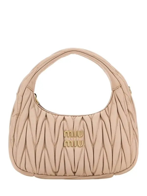Miu Miu Nappa Leather Wander Handbag - Pink