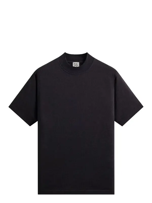 Kith Kin Mock Neck James Tee - Black