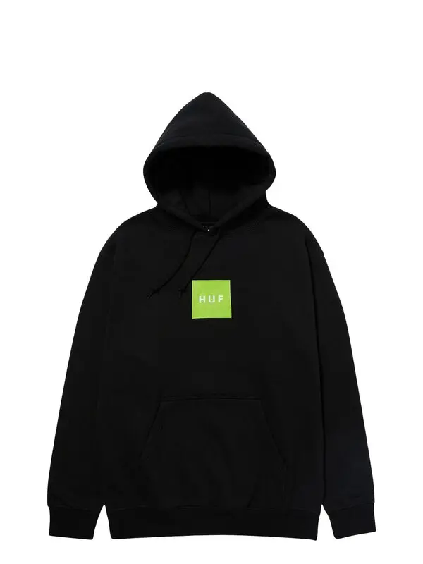 HUF Box Logo Pullover Hoodie - Black