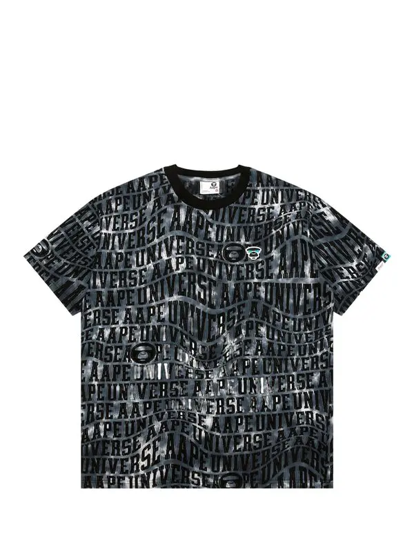 AAPE Unvs Unvs Graphic Tee /grey - Black
