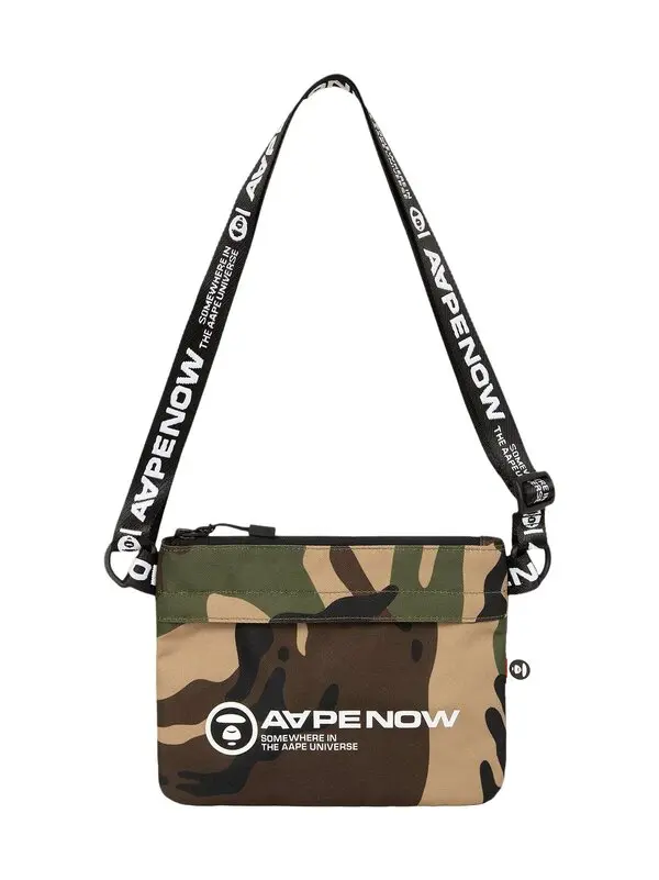 AAPE Camo Crossbody Bag - Green