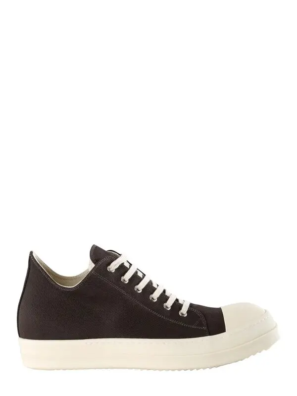 Rick Owens Low Sneaker 'dark Dust Milk - Black