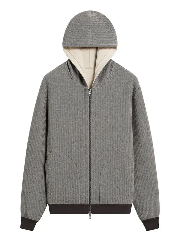 Kith Kin Reversible Double Face Williams V Hoodie - Grey
