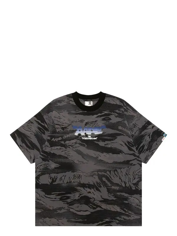 AAPE Unvs Unvs Graphic Tee /grey - Black
