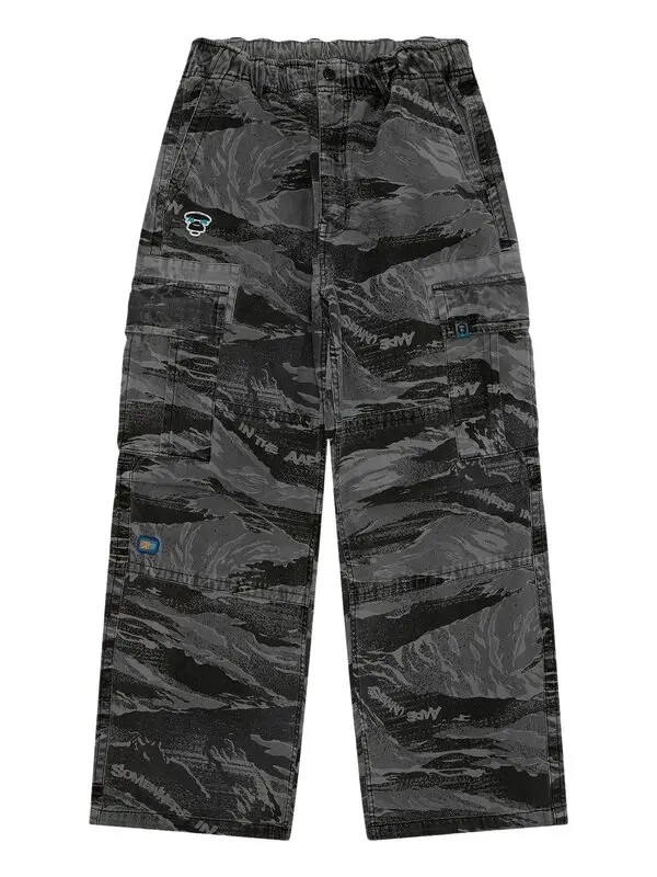 AAPE Unvs Unvs Camo Pants /grey - Black