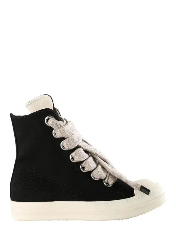 Rick Owens Jumbolace Sneaker Milk - Black