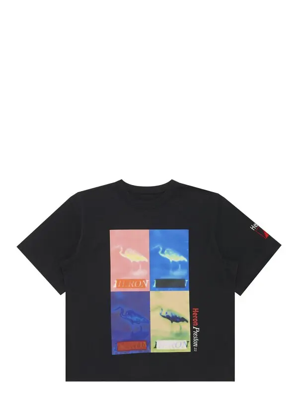 Heron Preston Multi Heron Censored Short-sleeve Tee /multicolor - Black