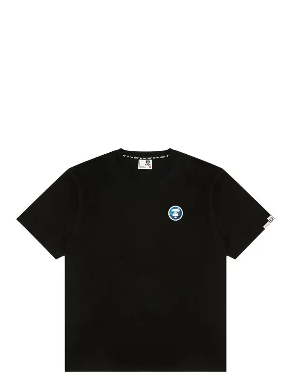 AAPE Moonface Logo Tee - Black