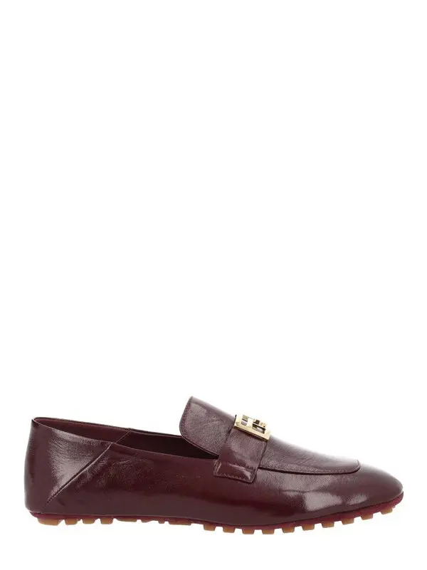 Fendi Leather Mocassino Baguette - Multicolor