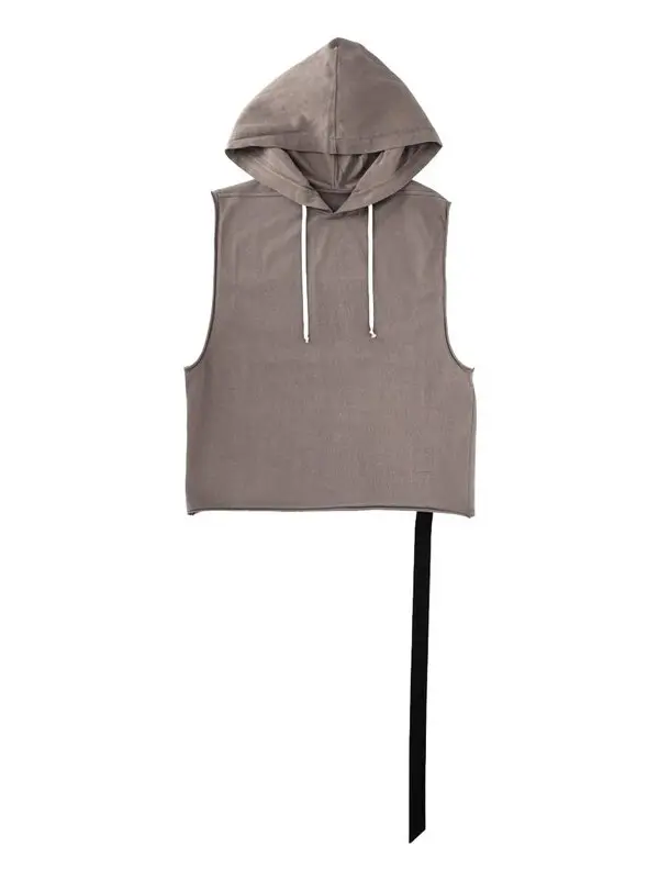Rick Owens Top Hooded Tunic - Brown