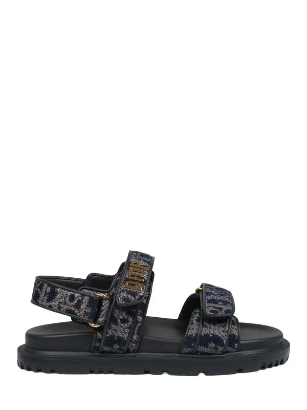 Dior Sandalo Con Logo - Blue