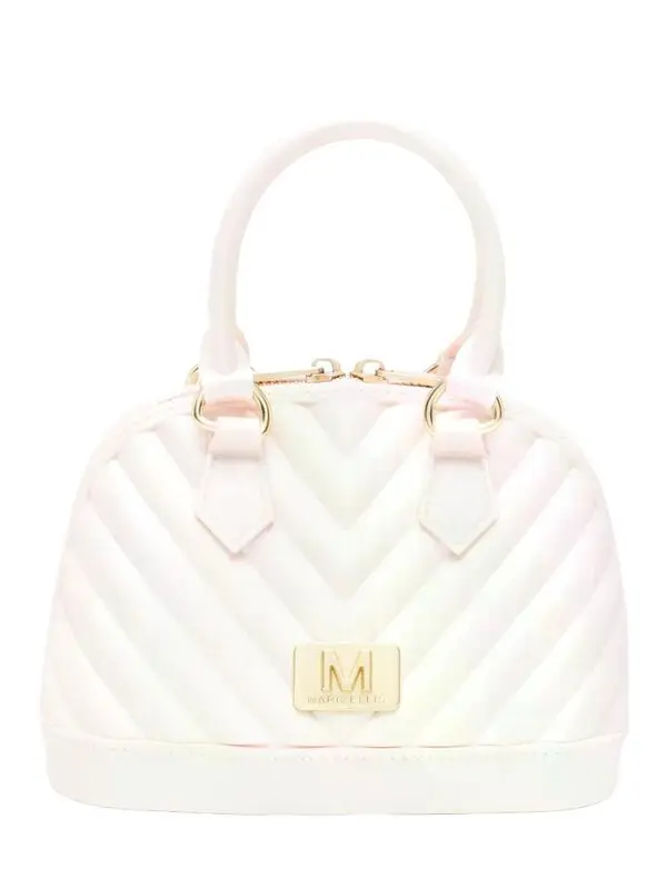 MARC ELLIS Flat Maya S Chevron-quilted Tote Bag - Pink