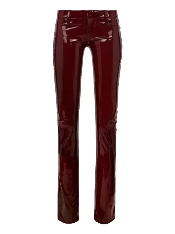 Dsquared2 Glossy-finish Trousers - Red