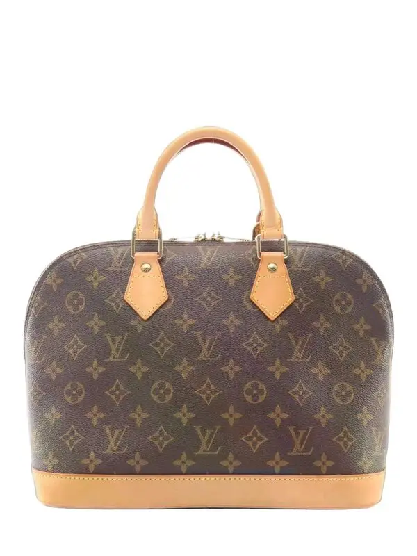 LOUIS VUITTON Monogram Alma Pm Tote Bag - Brown