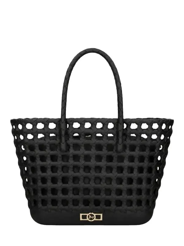 MARC ELLIS Flat Sunset Woven Tote Bag - Black