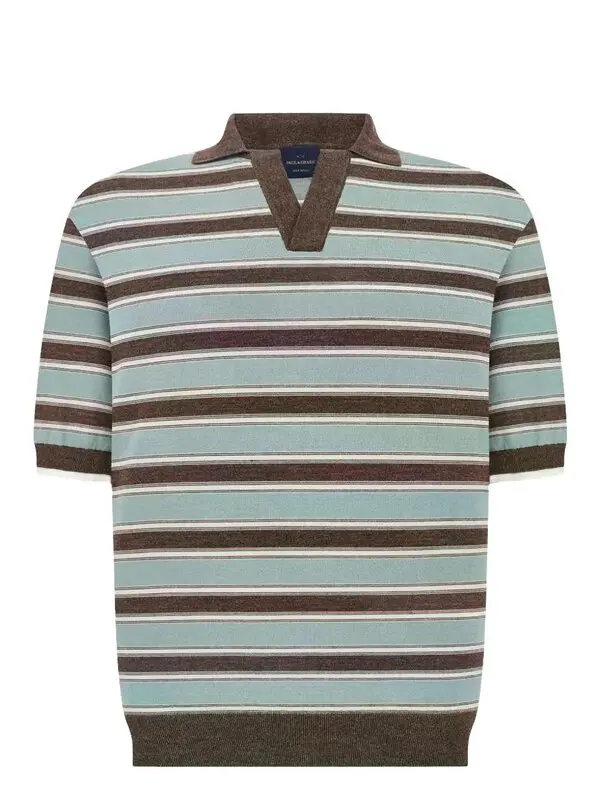 Paul & Shark Striped Short-sleeve T-shirt - Blue