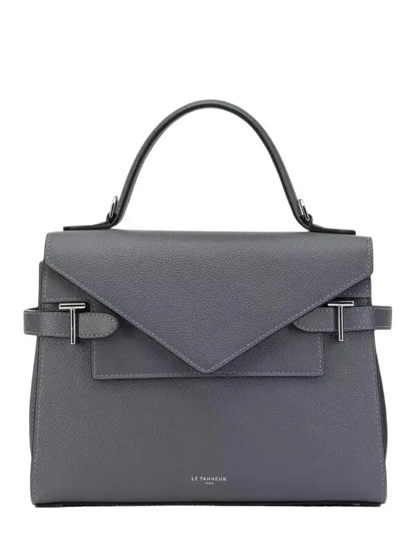 LE TANNEUR Leather Tote Bag - Blue