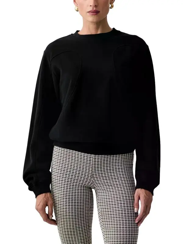 Patrizia Pepe Logo-patch Sweatshirt - Black