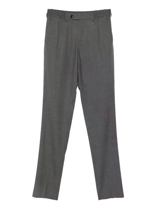 LARDINI Elasticated Waistband Trousers - Grey
