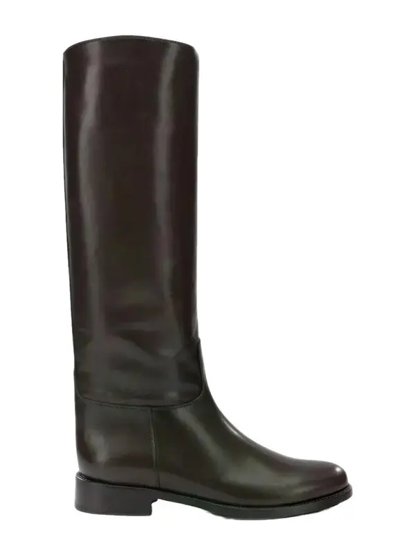 MARETTO Knee-high Leather Boots - Brown