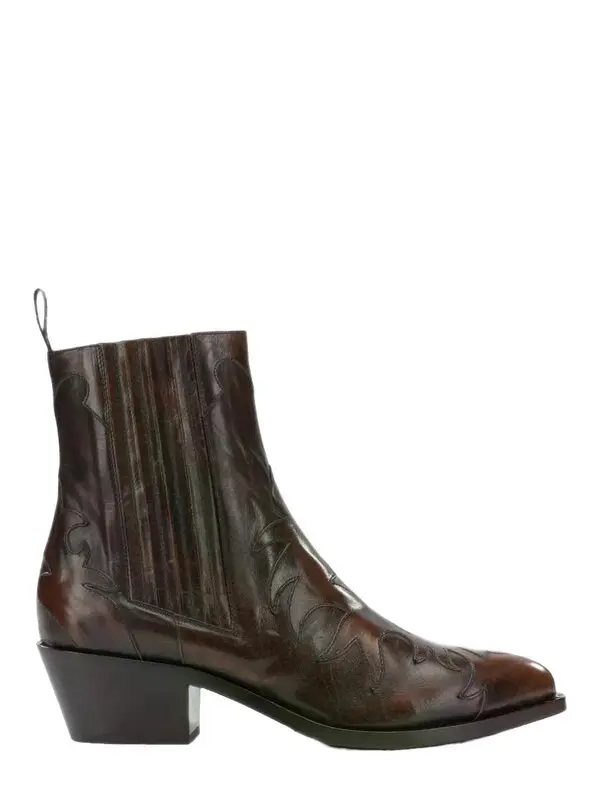 Sartore Postiano Panelled Boots - Brown