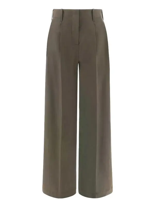 Paul & Shark Pleated Palazzo Pants - Grey