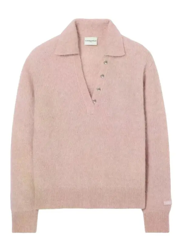 Claudie Pierlot Fluffy Knit Jumper - Pink