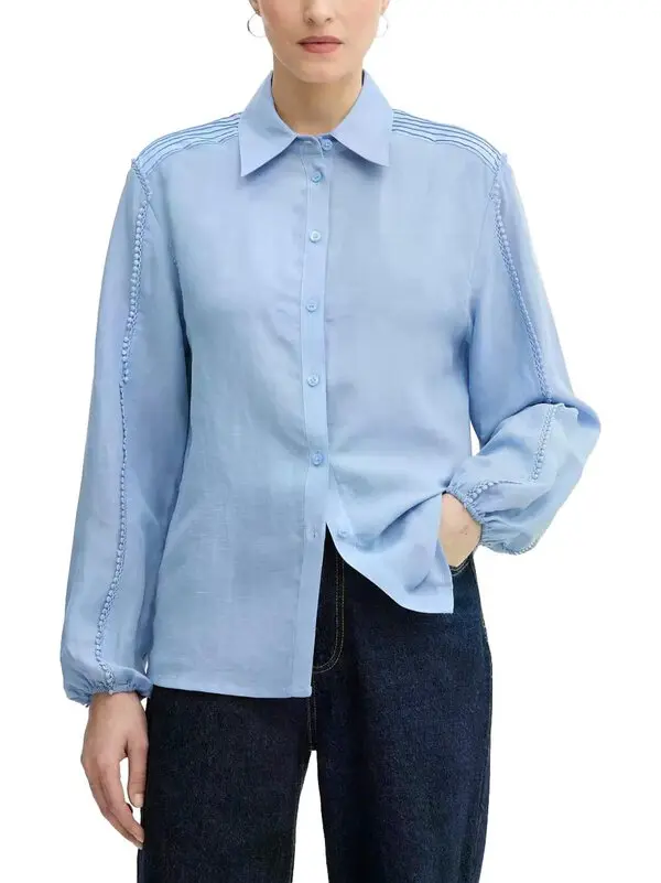 SILVIAN HEACH Details-trim Shirt - Blue