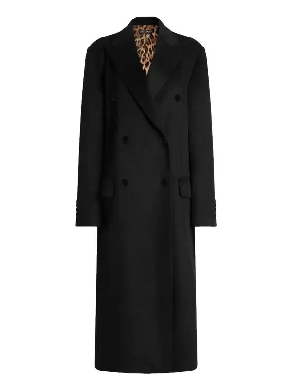 Dolce & Gabbana Double-breasted Coat - Black