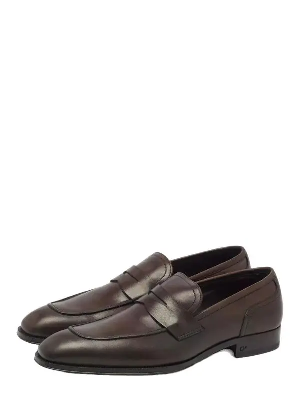 Dsquared2 Leather Loafers - Brown
