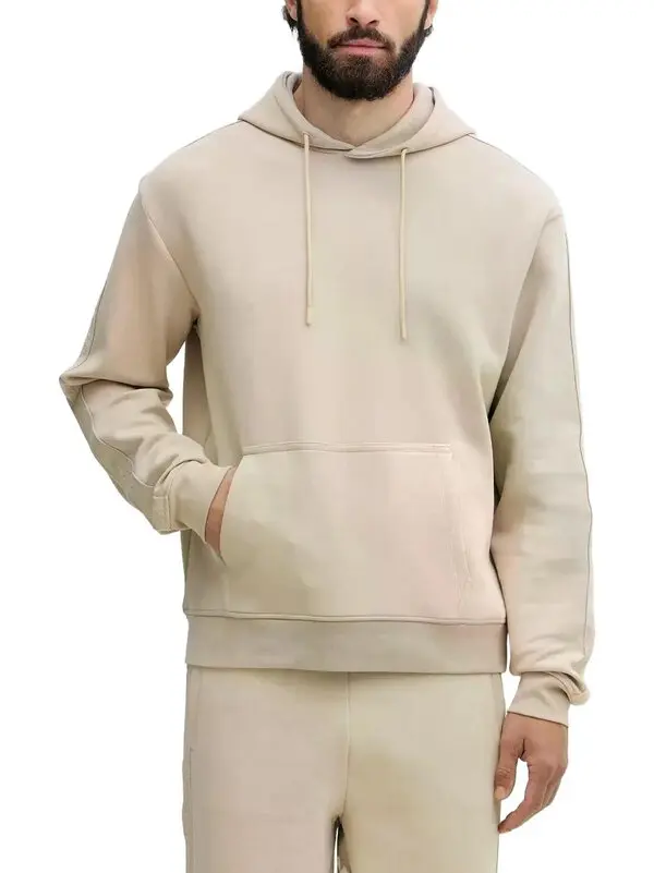 Guess Side-bands Cotton Hoodie - Neutrals