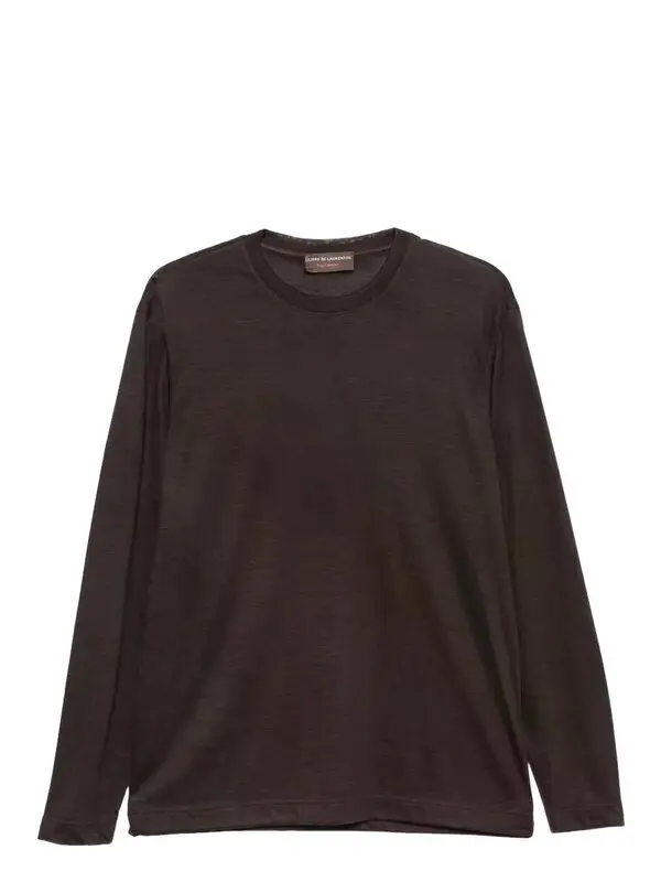 FILIPPO DE LAURENTIIS Long-sleeve T-shirt - Brown