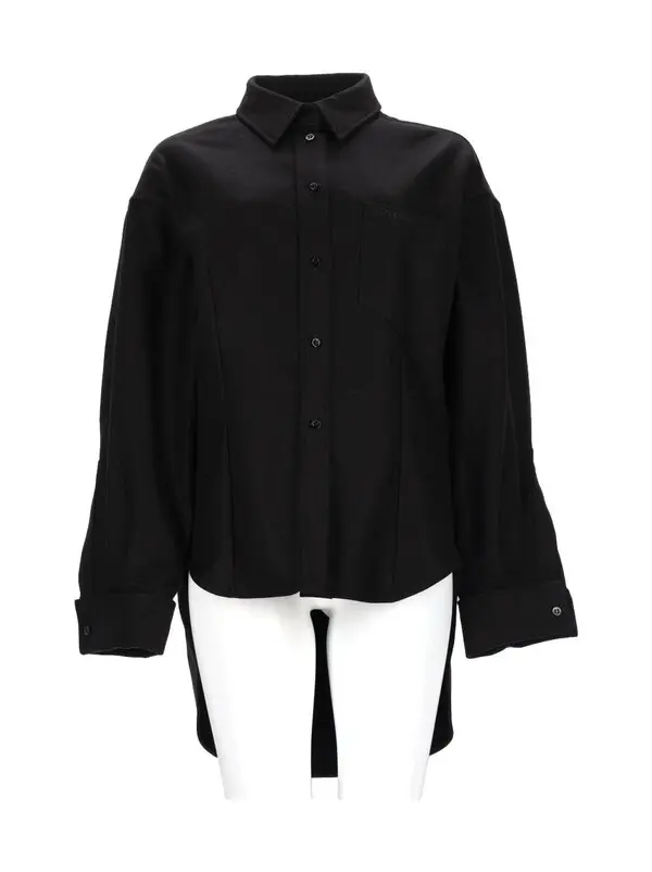 Balenciaga Classic Cotton Shirt - Black
