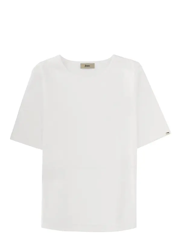 Herno Split Cotton T-shirt - White