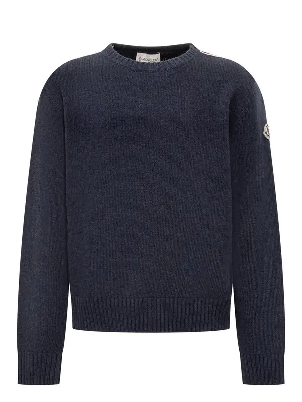 Moncler Knit Pullover Sweater - Blu
