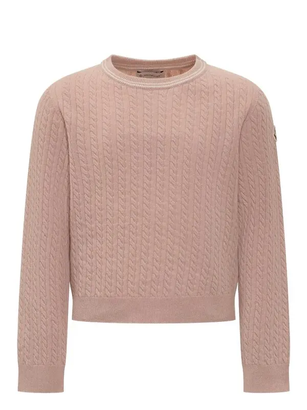 Moncler Virgin Wool Pullover Sweater - Rosa