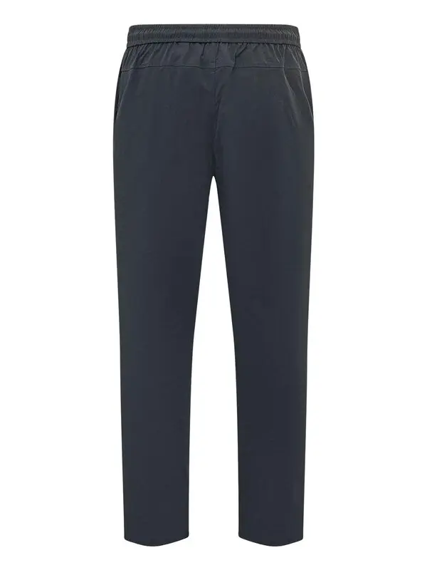 K-WAY Travel-ready Mini Trousers With Adjustable Waist - Blue Depth